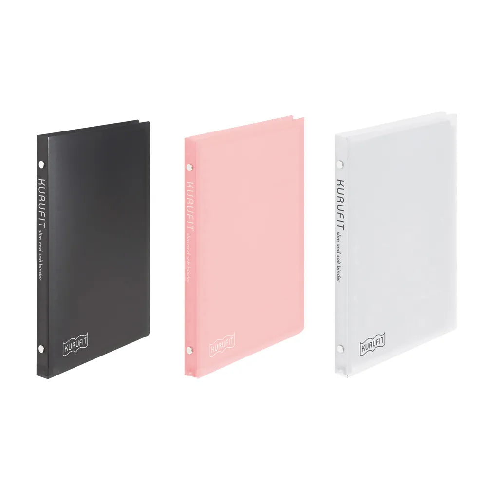 MARUMAN - Kurufit Binder - A5 Size 20 Holes - Clear/Light Blue – Buchan ...