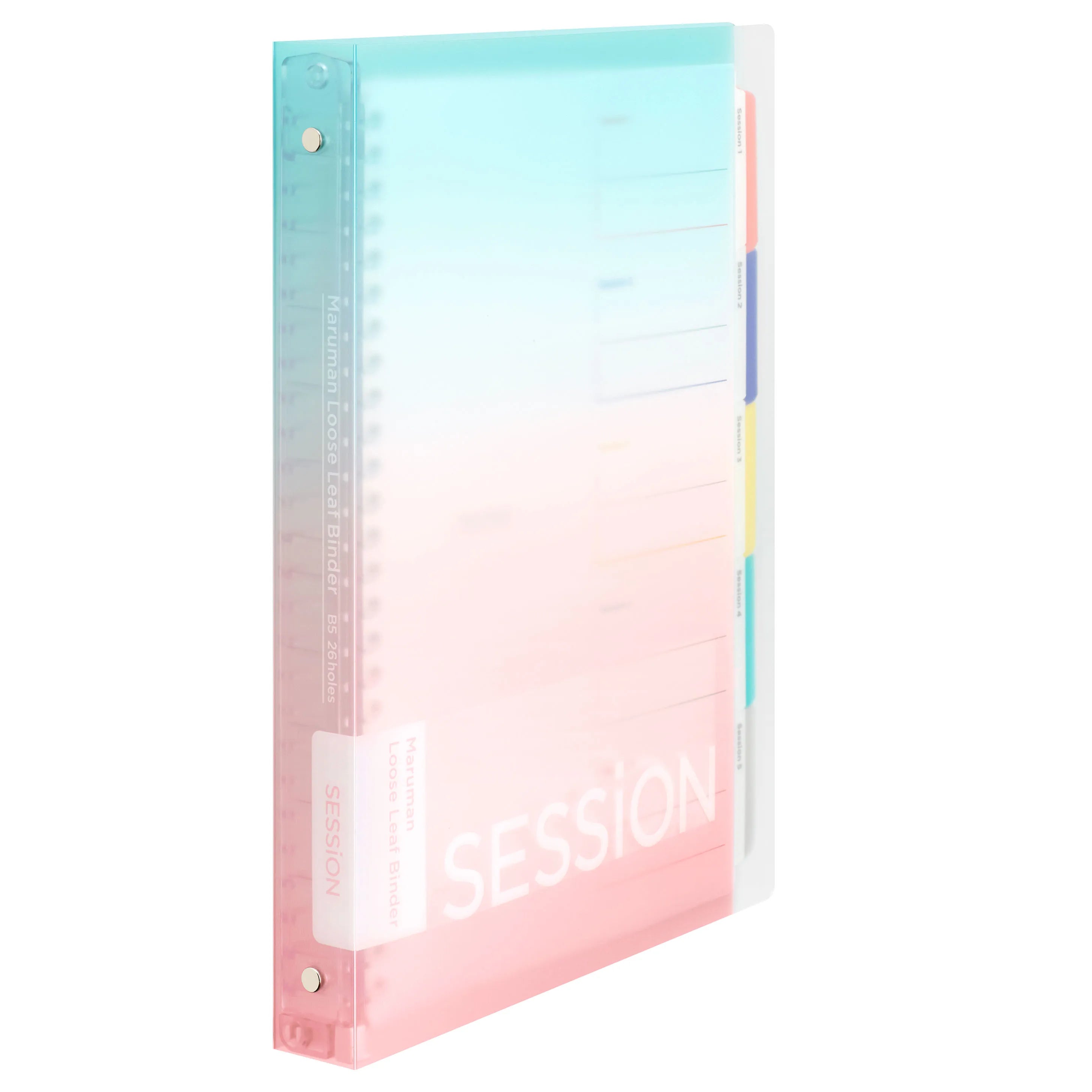MARUMAN - SESSiON Binder - B5 Size 26 Holes - Gradation – Buchan's ...
